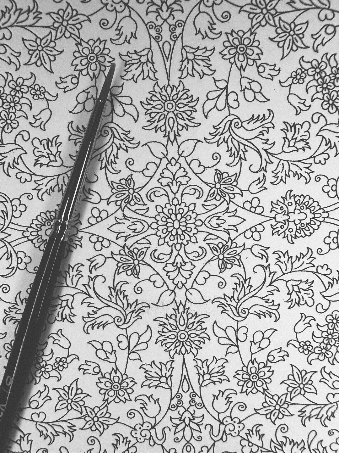 Elegant Persian Design for Relaxation - Intricate Patterns, Arabesques ...