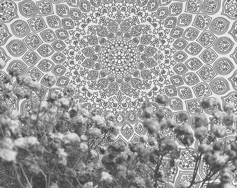 Serene Persian Mandalas Coloring Page - Intricate Patterns, Arabesques ...