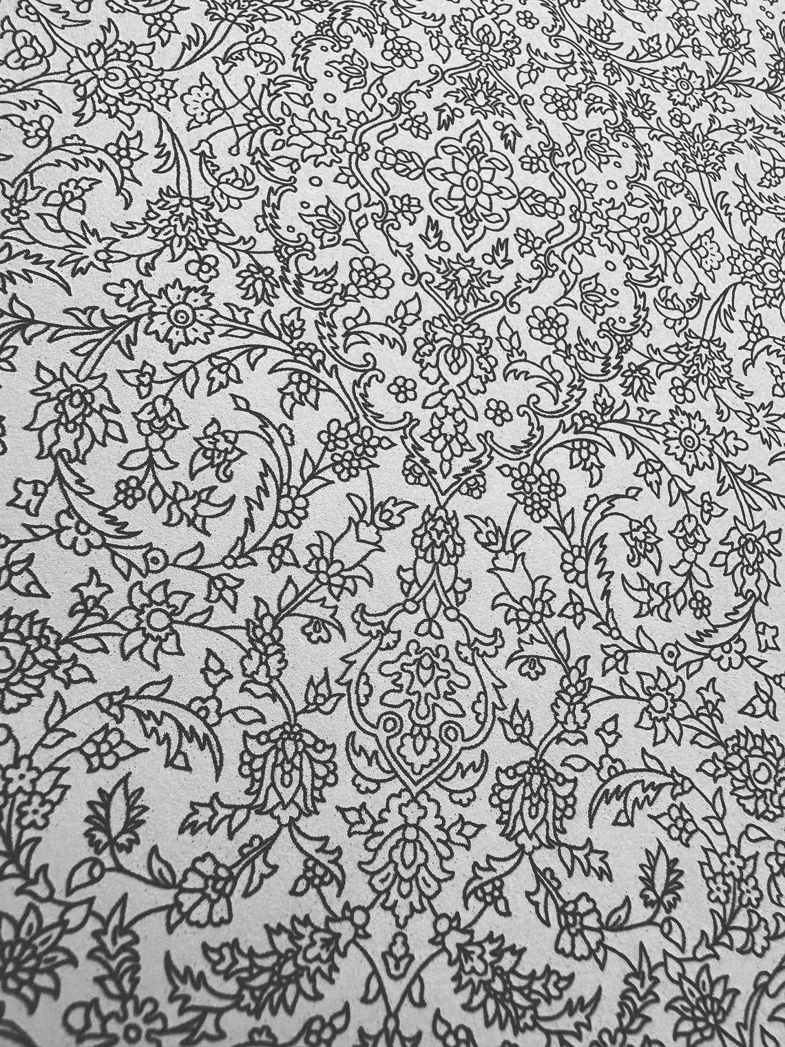 Aesthetic Persian Ornament Coloring Art- Intricate Patterns, Arabesques ...