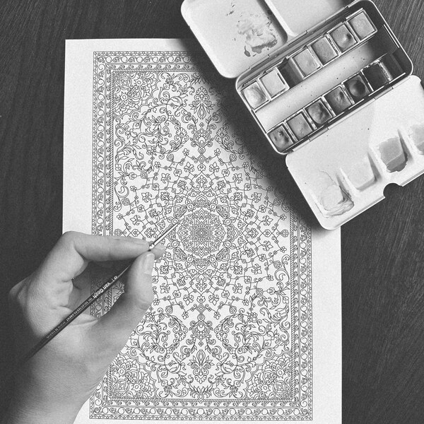 Intricate Colouring - Etsy