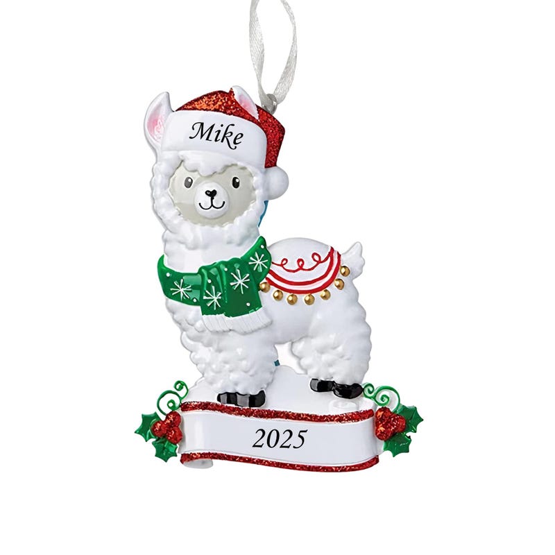 Christmas Llama - Etsy