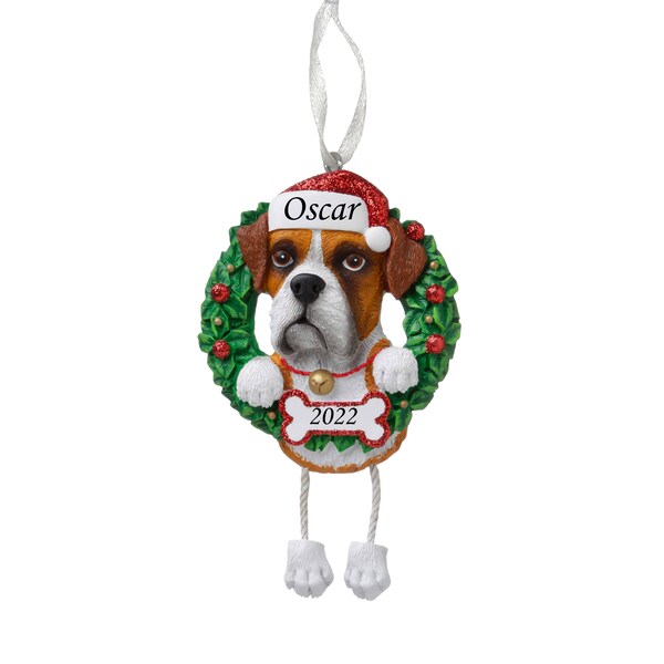 Boxer Dog Ornament - Etsy
