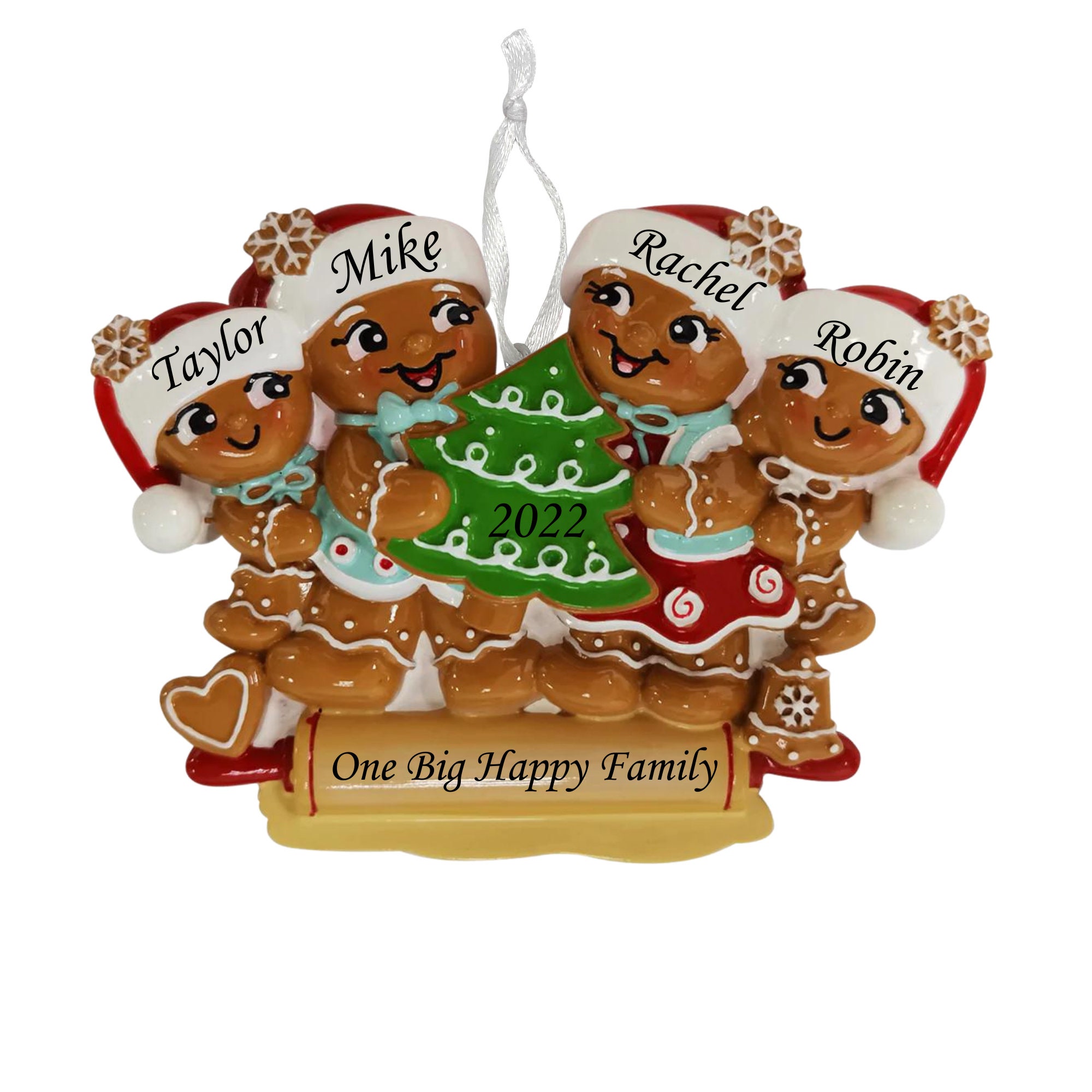 Gingerbread Family Of 5