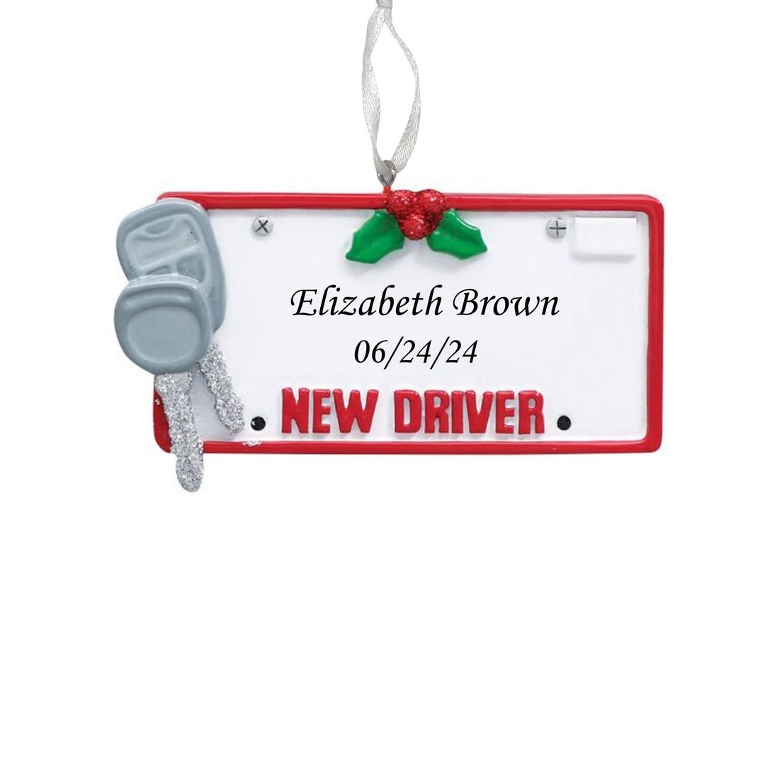 Driver's License Personalized Christmas Tree Ornament,drivers License ...