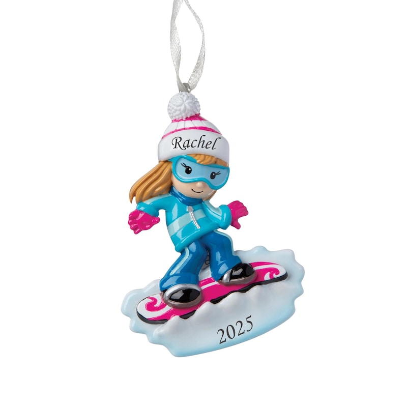 Snowboard Christmas Ornament - Etsy