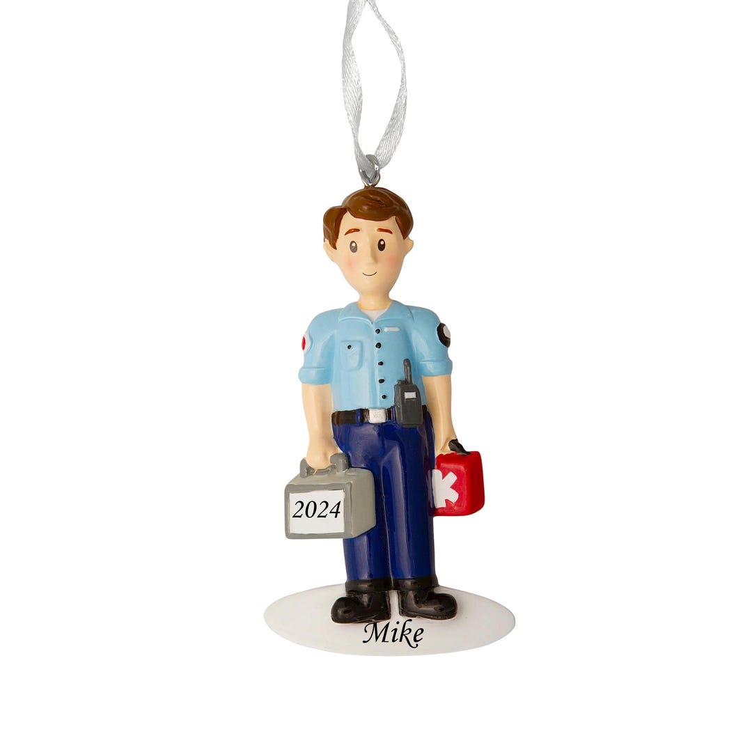 Personalized EMT Christmas Ornament: First Responder Gift - Etsy