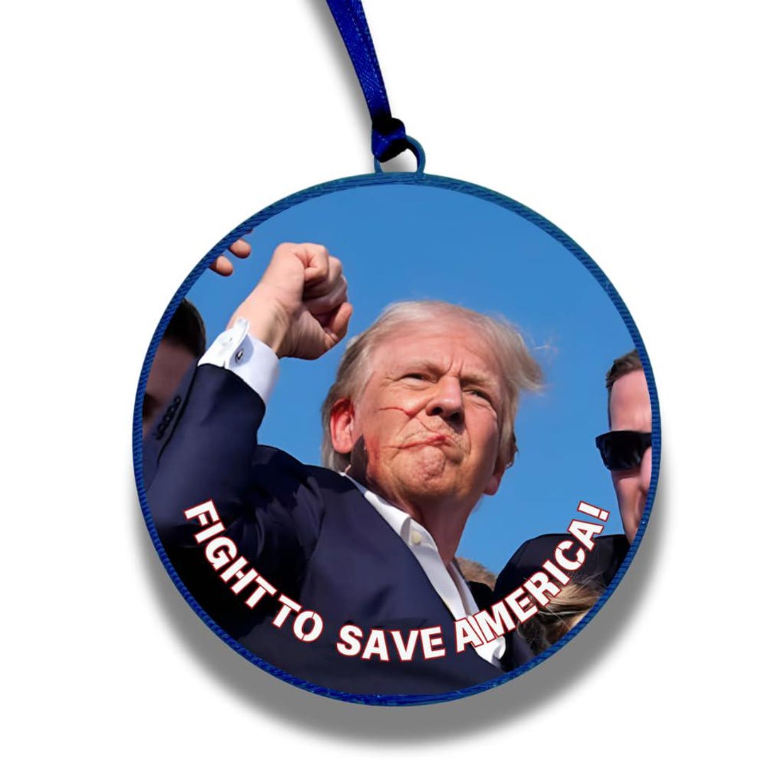 Presidential Election Acrylic Christmas Tree Ornament America Political ...