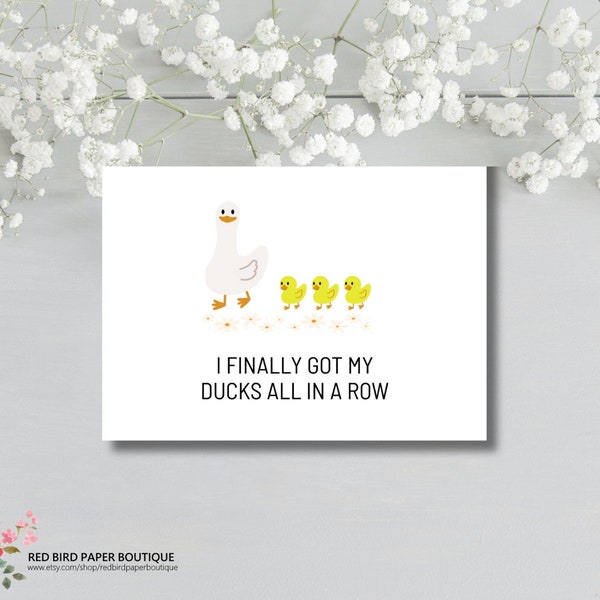 My Ducks in a Row - Etsy