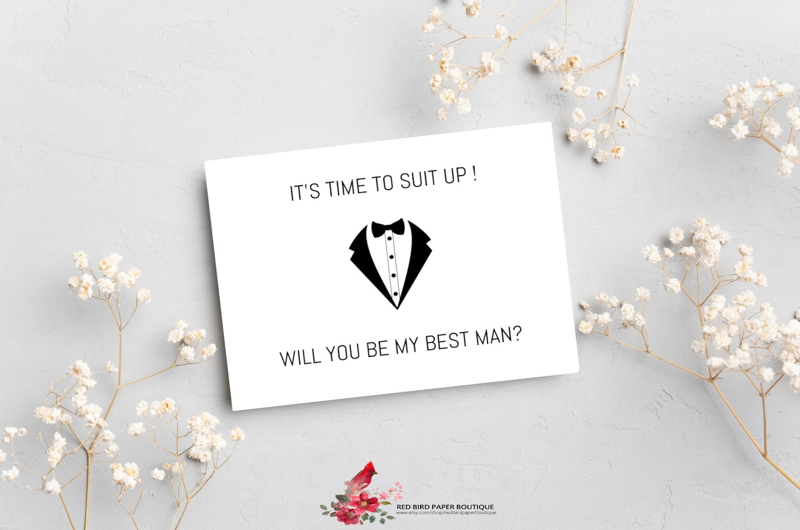 It's Time to Suit Up, Will You Be My Best Man Best Man Invite Card ...