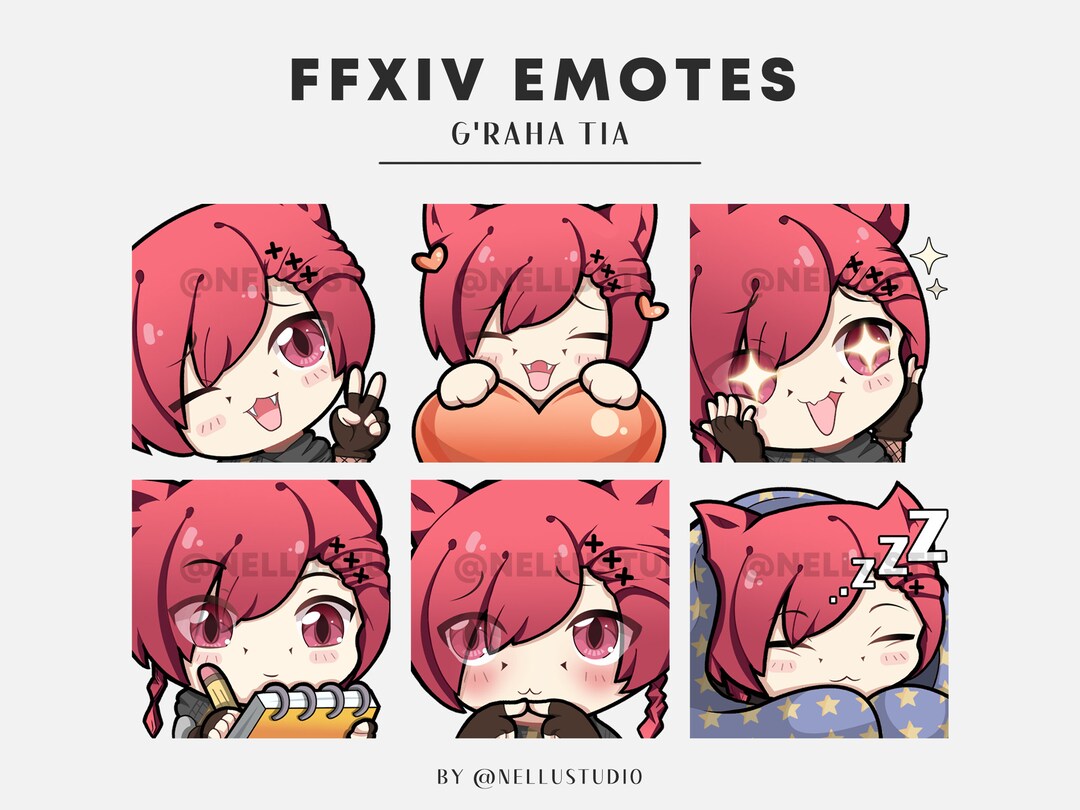 FFXIV G'raha Tia | Emote Pack - Etsy