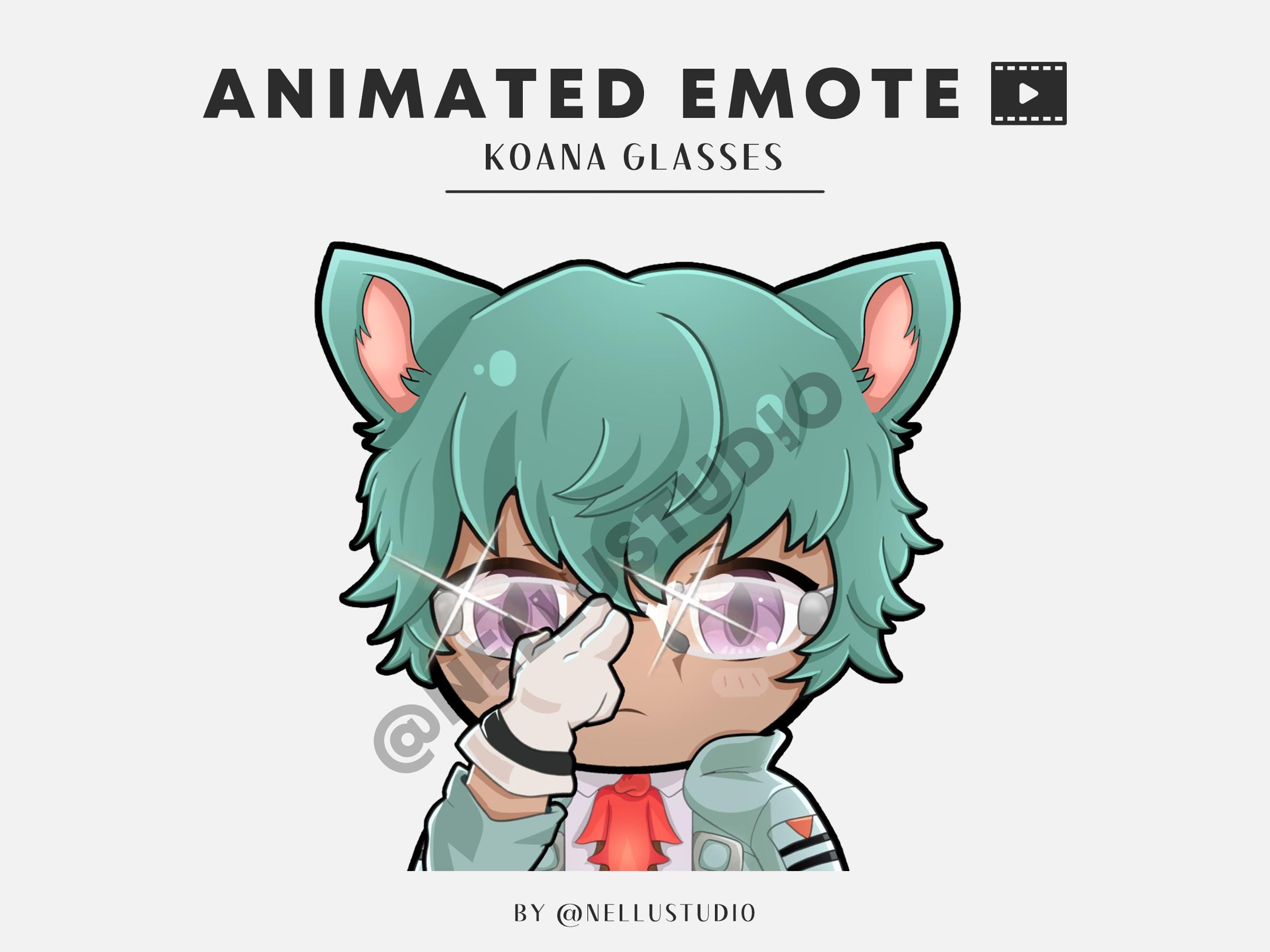 FFXIV Koana Glasses | Animated Emote - Etsy