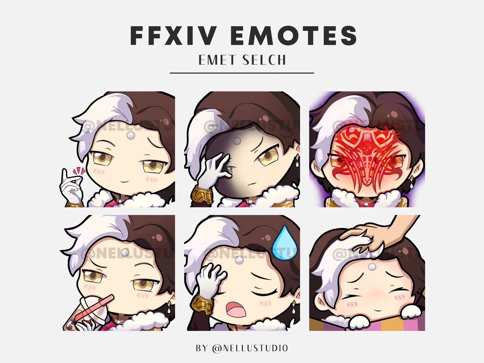 FFXIV Emet Selch | Emote Pack - Etsy UK