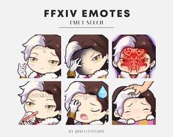 FFXIV Emet Selch Hand Wave Animated Emote - Etsy