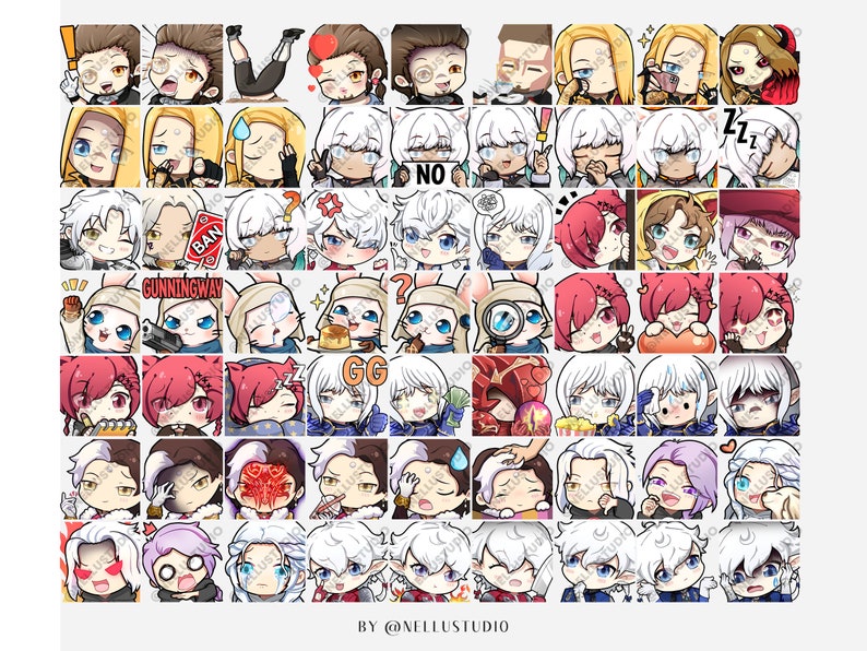 FFXIV MEGA PACK | 63 Emotes! - Etsy