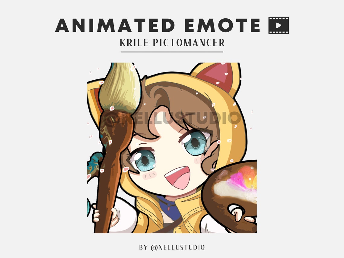 FFXIV Krile Pictomancer | Animated Emote - Etsy