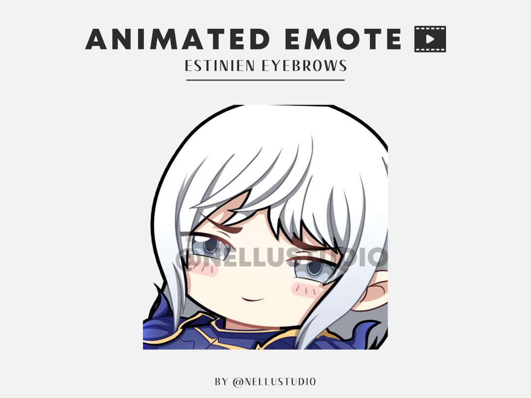 FFXIV Estinien Eyebrows | Animated Emote - Etsy