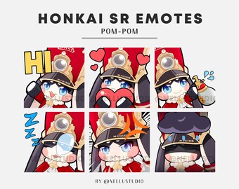 Honkai SR : Pom-pom train | Animated emote - Etsy France