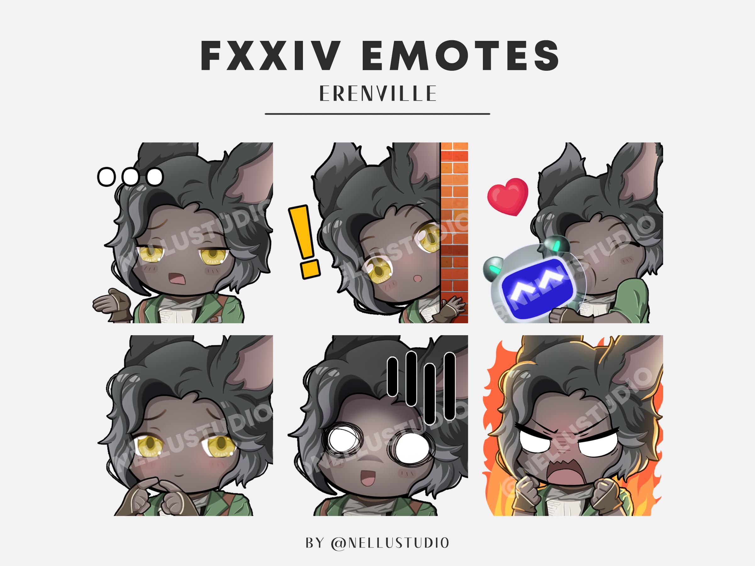 FFXIV Erenville | Emote Pack - Etsy