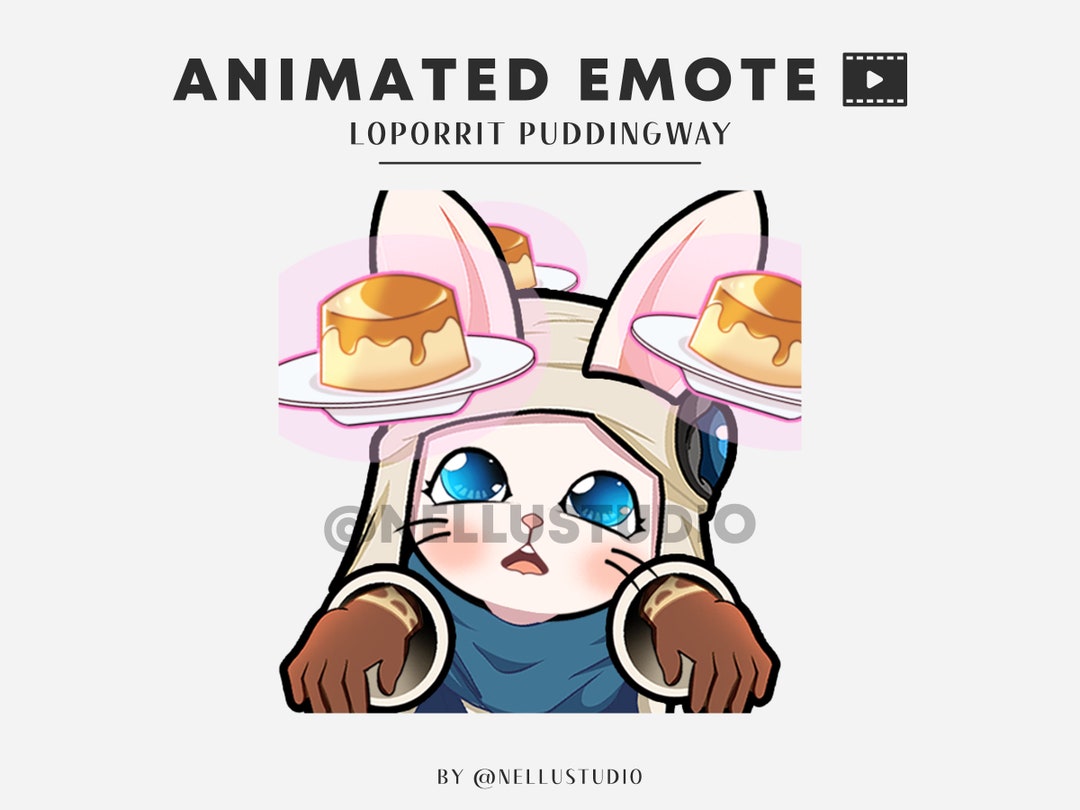 FFXIV Loporrit Puddingway | Animated Emote - Etsy