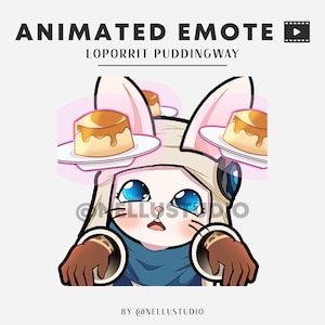 FFXIV Loporrit Puddingway | Animated Emote - Etsy