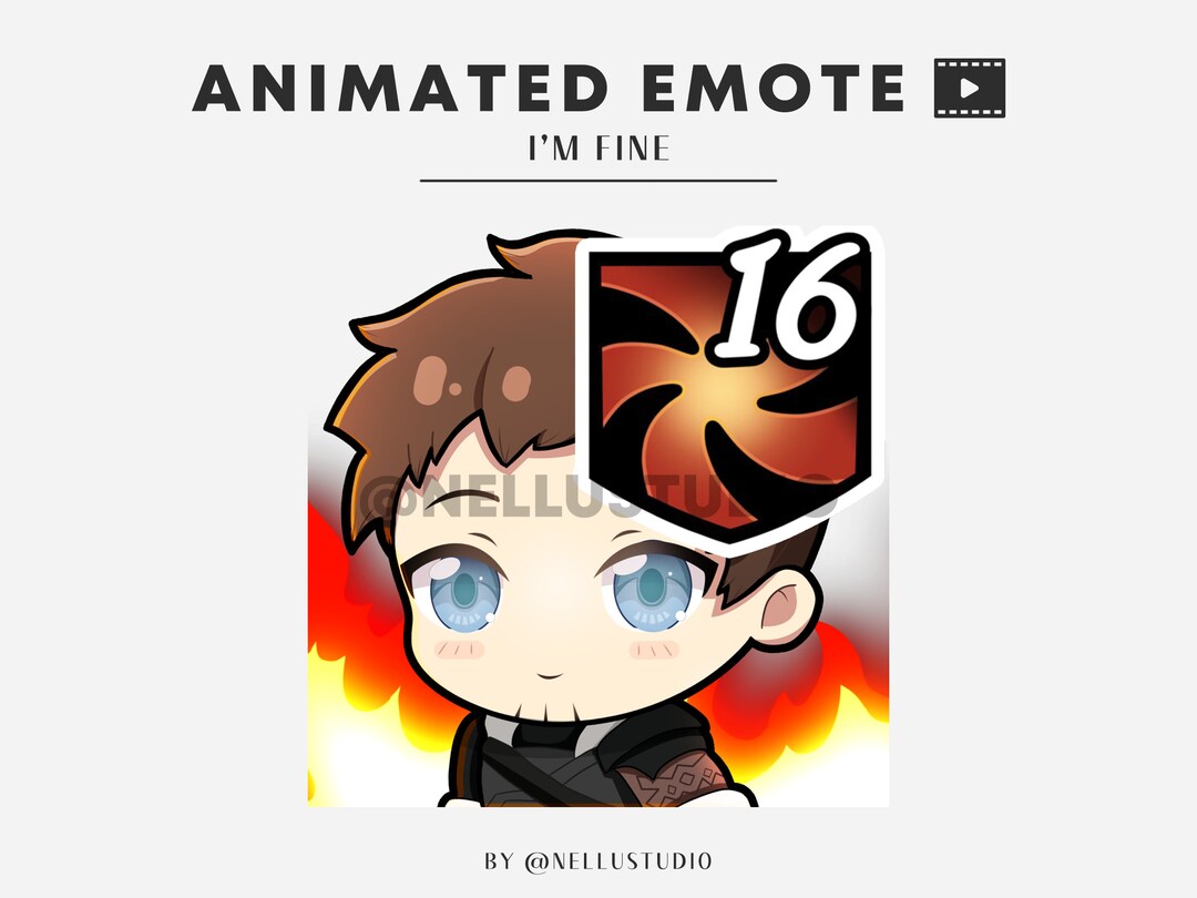 FFXIV I'm Fine | Animated Emote - Etsy