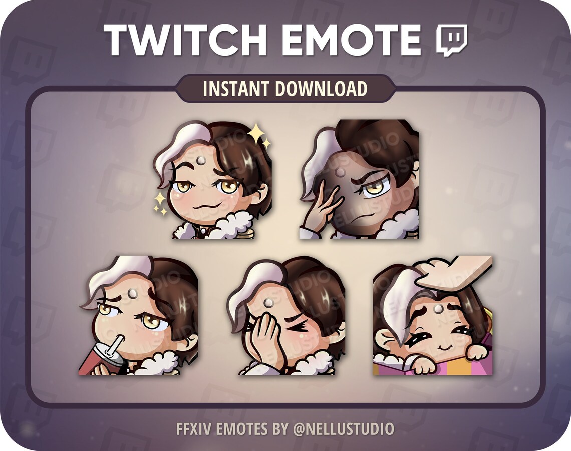 FFXIV Emet Selch Emotes Pack - Etsy