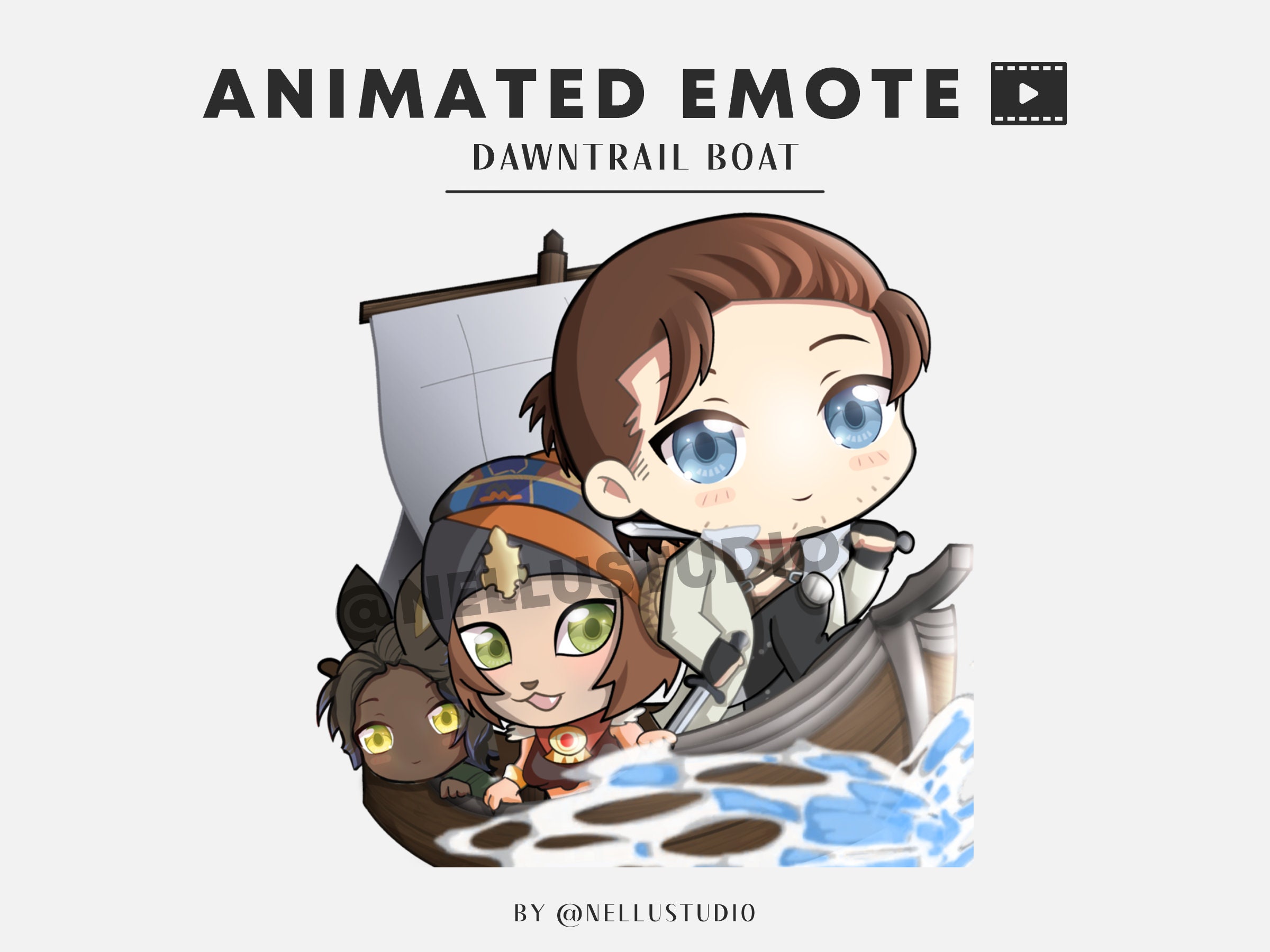 FFXIV DAWNTRAIL Boat | Animated Emote - Etsy