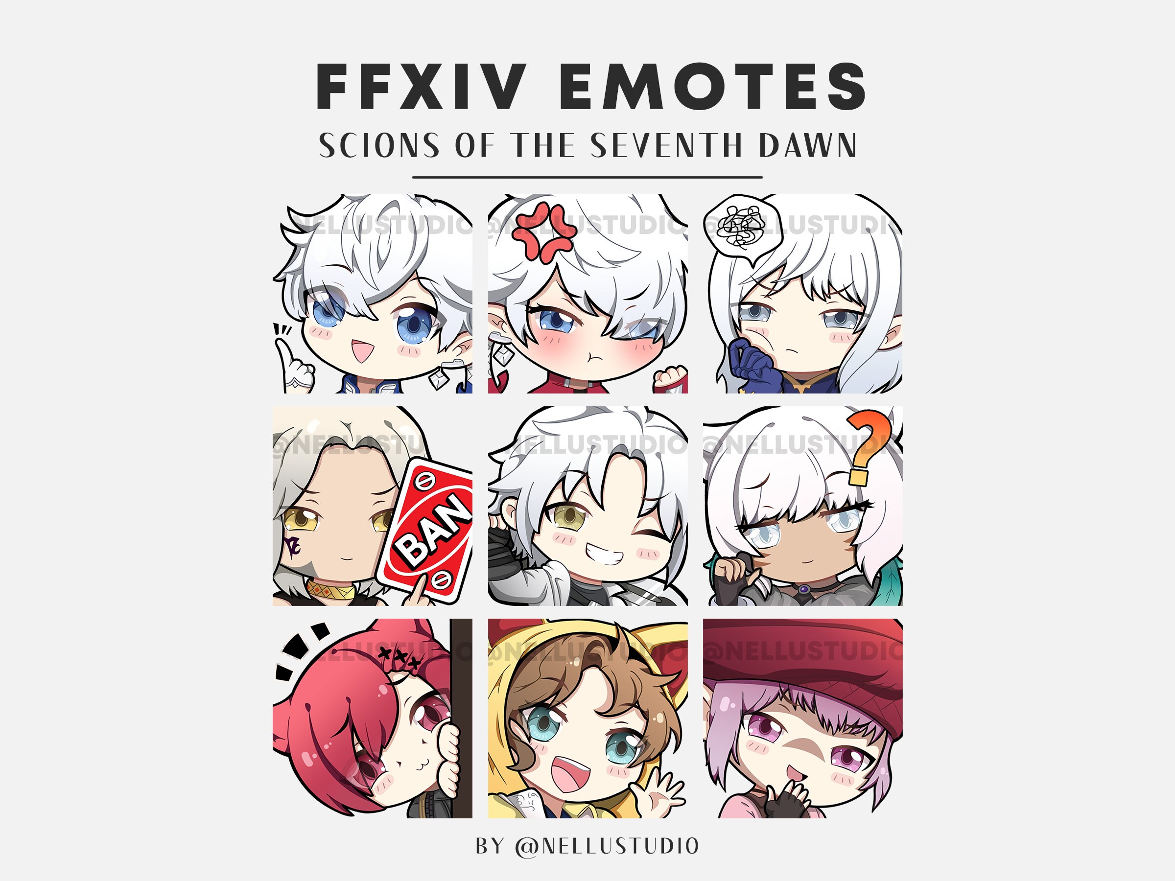 FFXIV Scions of the Seventh Dawn | Emote Pack - Etsy UK