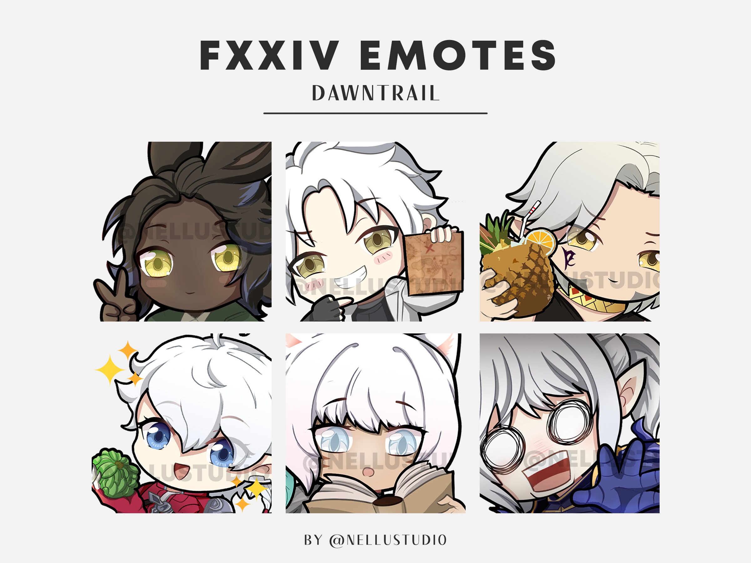 FFXIV Dawntrail | Emote Pack - Etsy