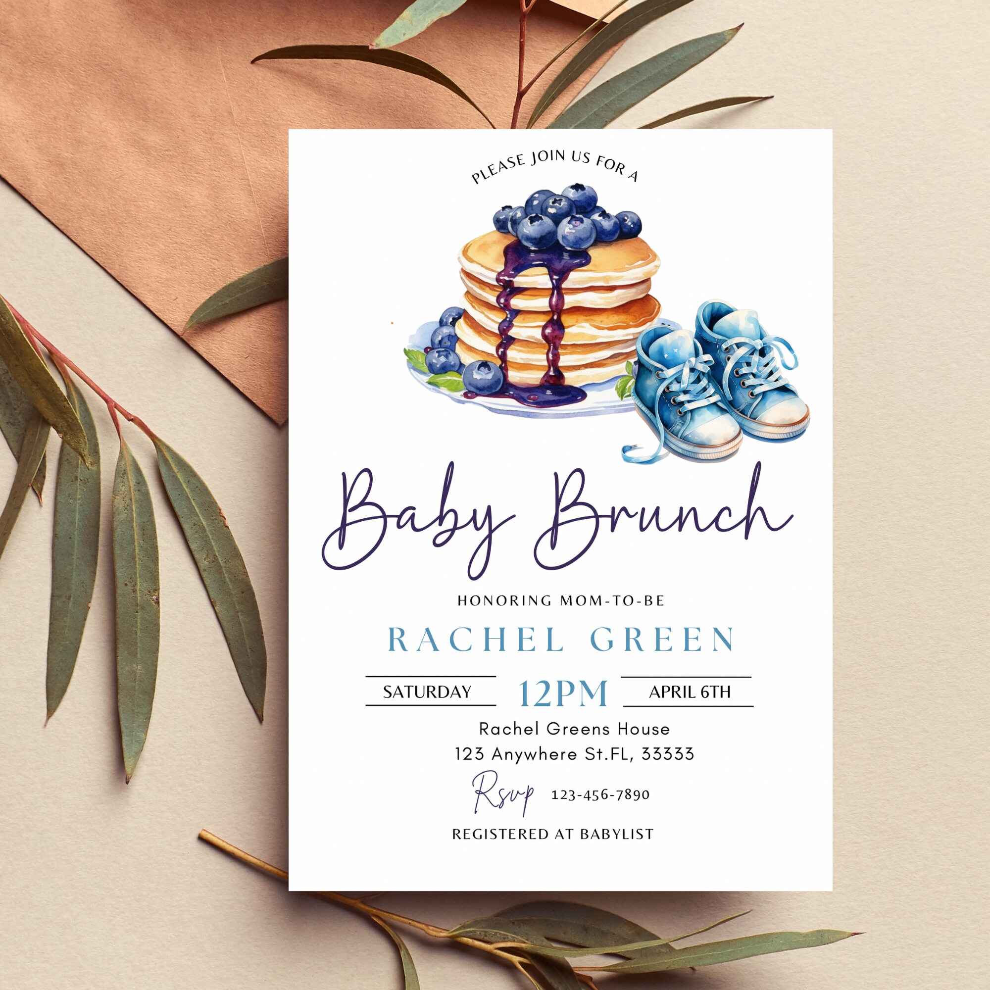 Editable Brunch Invitation Backyard Party Brunch and Bubbly Babes Who ...