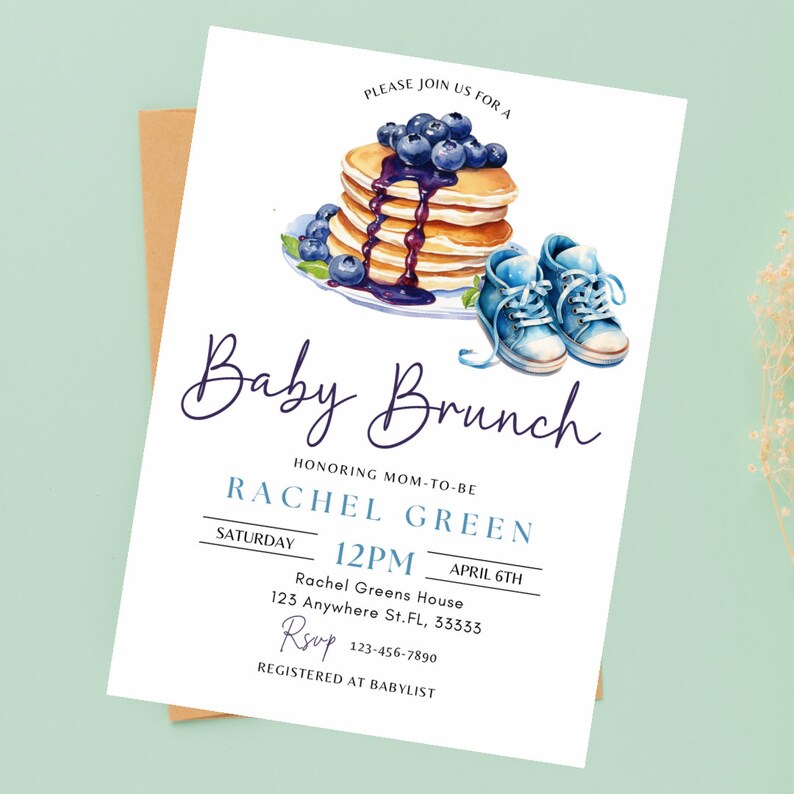 Editable Brunch Invitation Backyard Party Brunch and Bubbly Babes Who ...