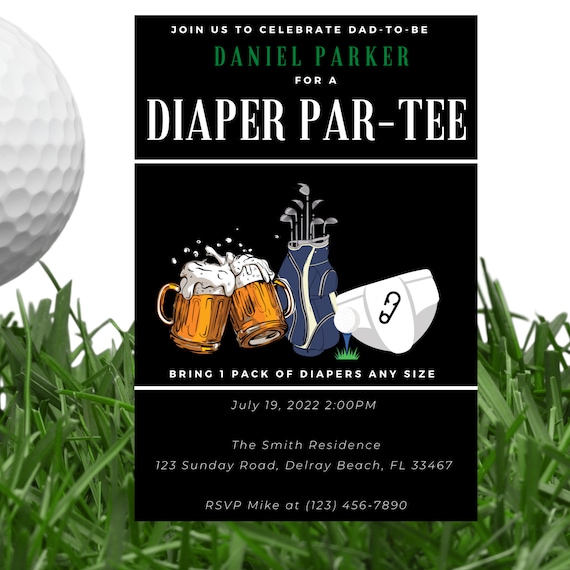 DIAPER PARTY TEMPLATE Baby Shower the Crew Dads Baby - Etsy