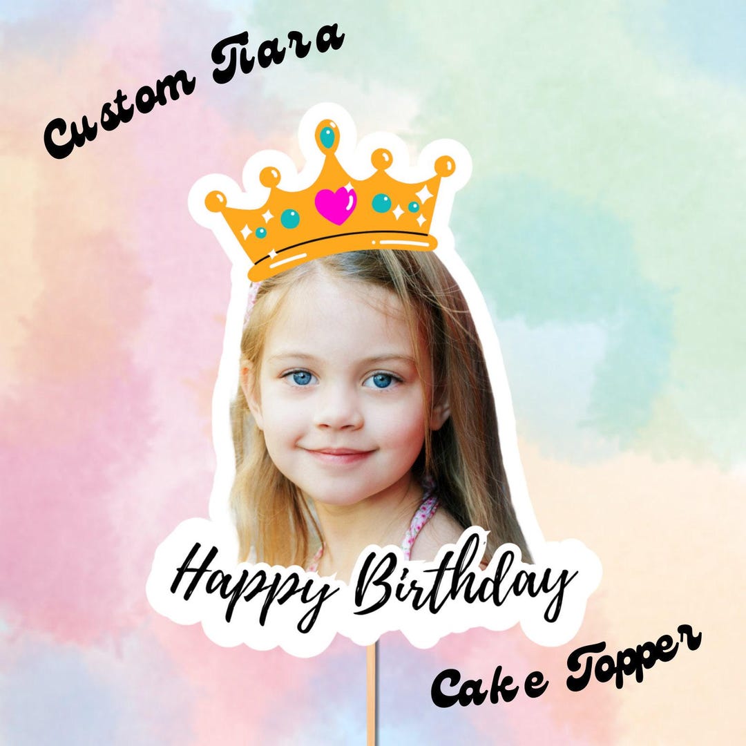 Custom Cake Topper Personalized Cake Topper Birthday Cake Topper