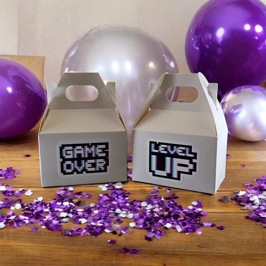 Gamer Party Favor Box | Gamer Birthday | Themed Party | Gaming Party ...
