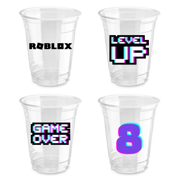 Gamer Party Cup Gamer Birthday Themed Party Gaming Party - Etsy