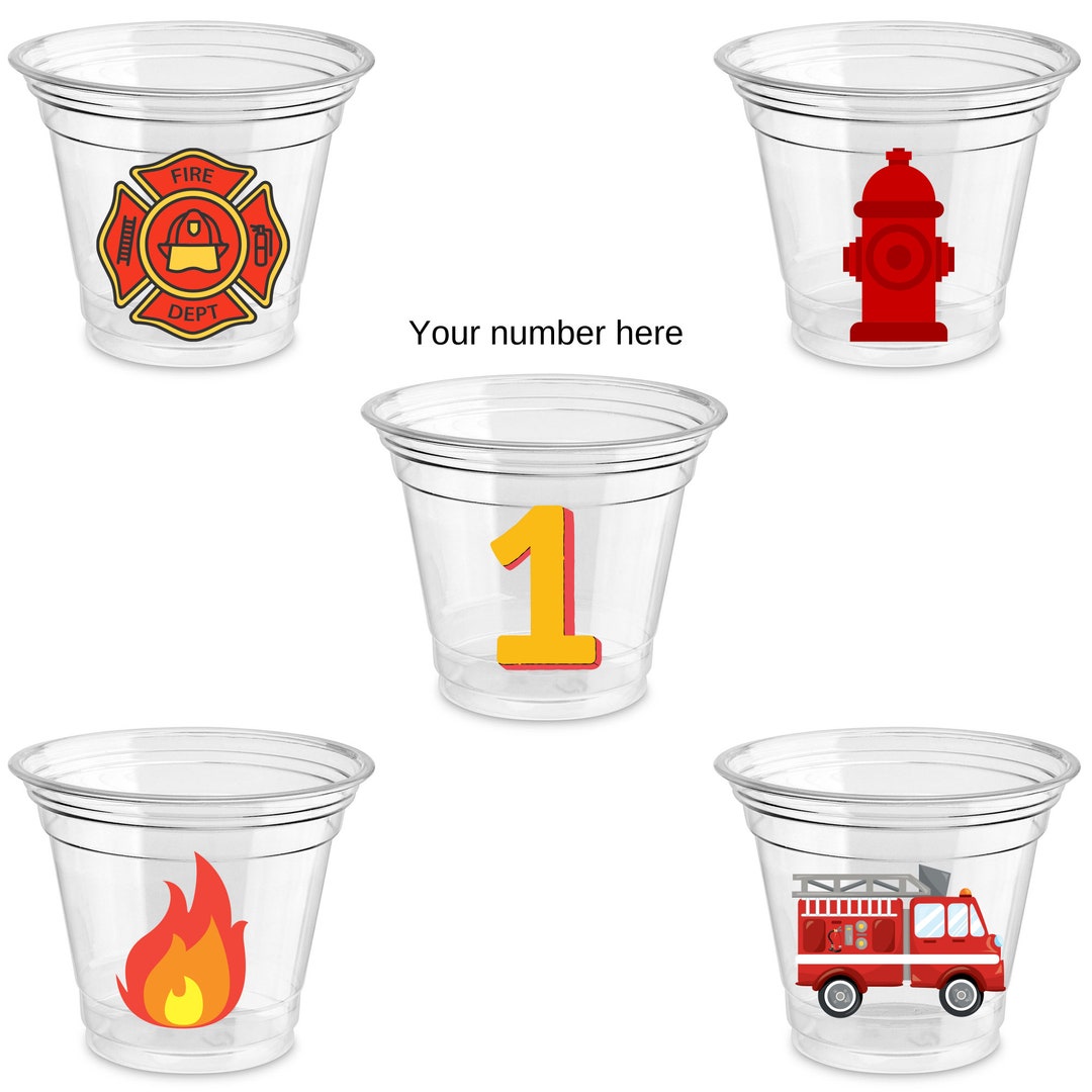 Emergency Fire Truck First Responders Party Decorations Firetruck Party ...