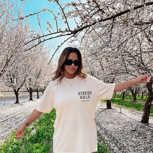Stress Kills Graphic Tee, Empowerment Shirt, Mental Health Awareness ...