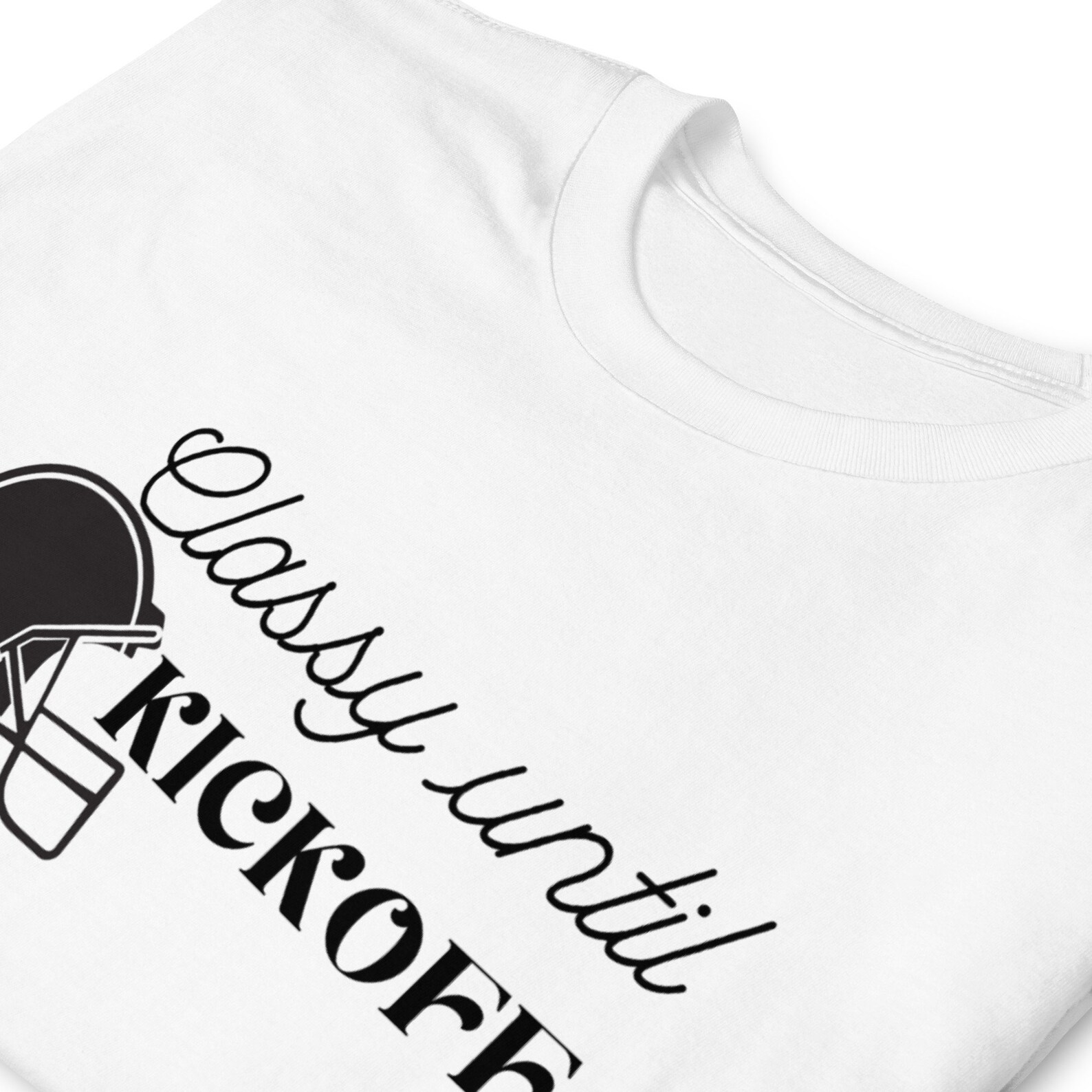 Classy Til Kick off Graphic Tee Football Mom Dad Football - Etsy