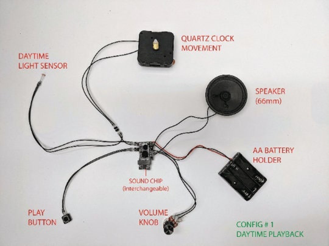 Clock Movement With Sound Module | Musical Wall Clock Movement ...