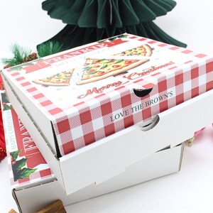 Pizza, Grazing, Platter Gift Box, Personalised Christmas Pizza Box ...