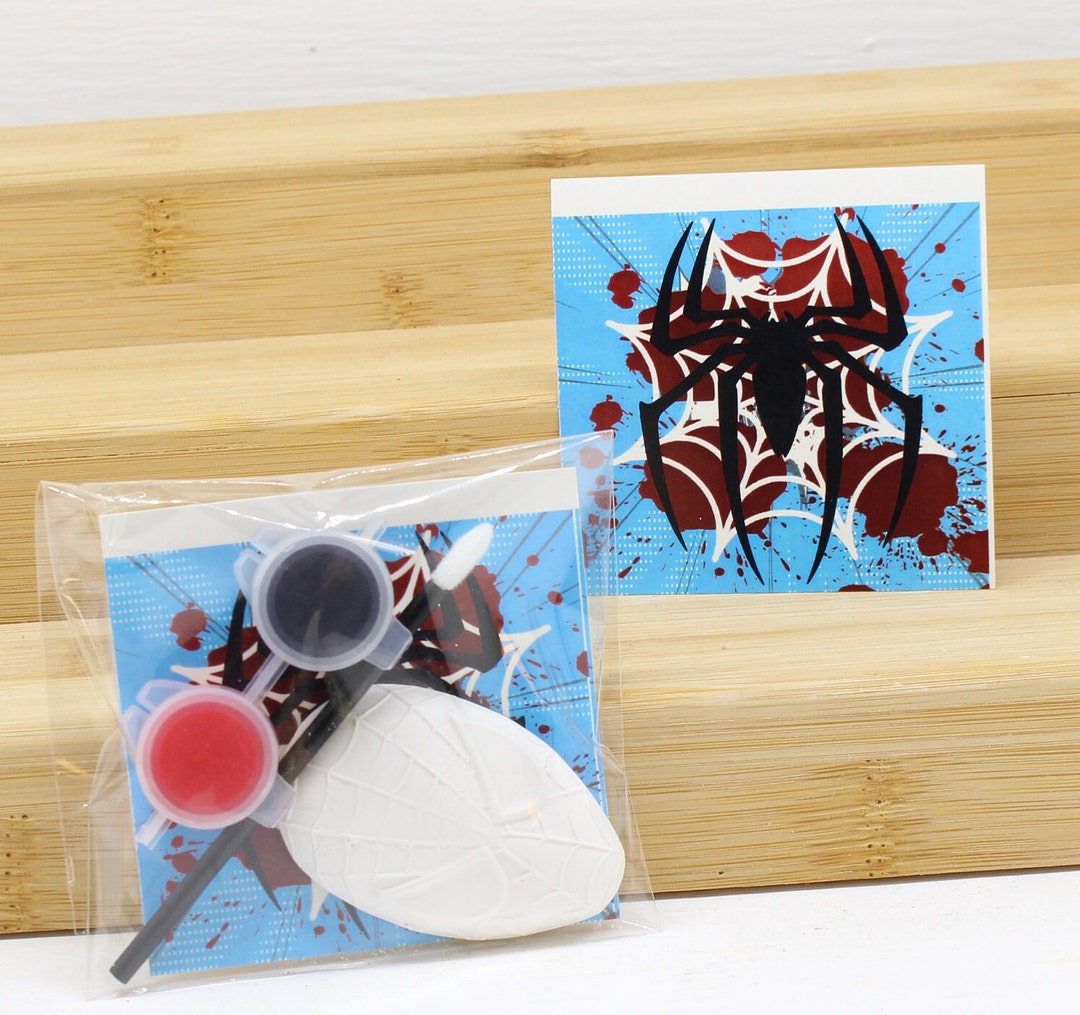 Scary Spider, Paint Your Own Plaster Shape Gift, Birthday Party Bag ...