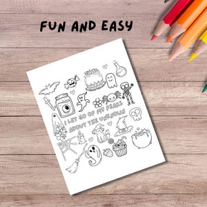 49 Affirmation Coloring Pages, Affirmation Cards Digital Printable ...