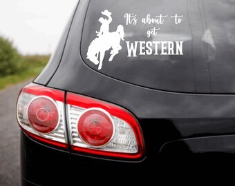 Punchy Car Decal - Etsy