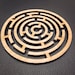4 Unique Maze Coaster Designs, Laser Cut File, SVG, Vector, Glowforge ...