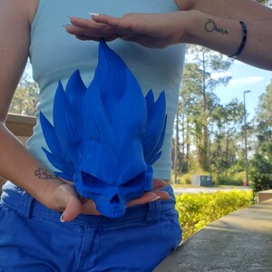 Vegeta Skull ,over 9000, Dragon Ball Inspired Skull, Prince of All ...