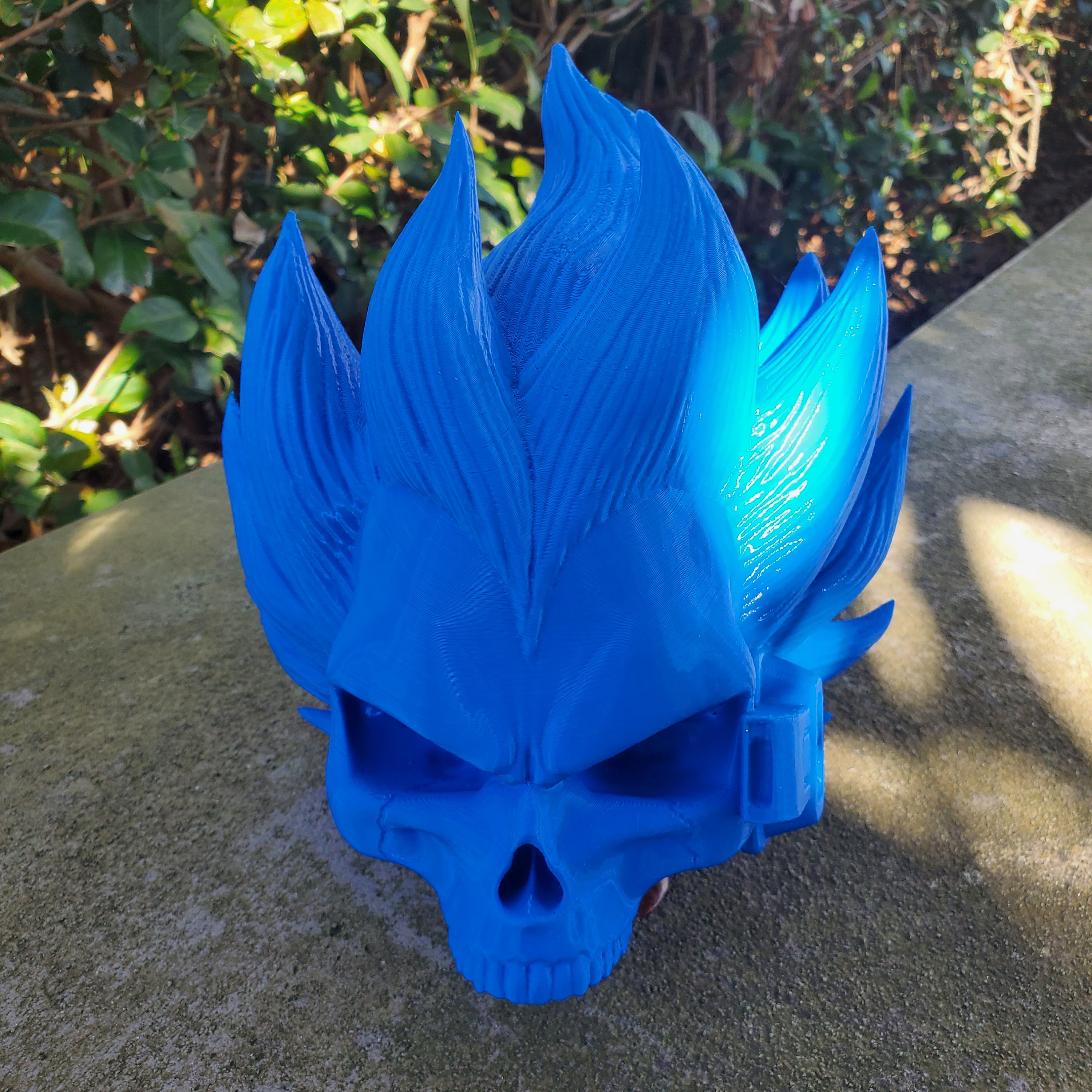 Vegeta Skull ,over 9000, Dragon Ball Inspired Skull, Prince of All ...