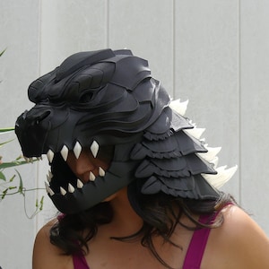 Godzilla Armor Helmet, Cosplay Helmet, Prop, Perfect Gift, Father's Day ...