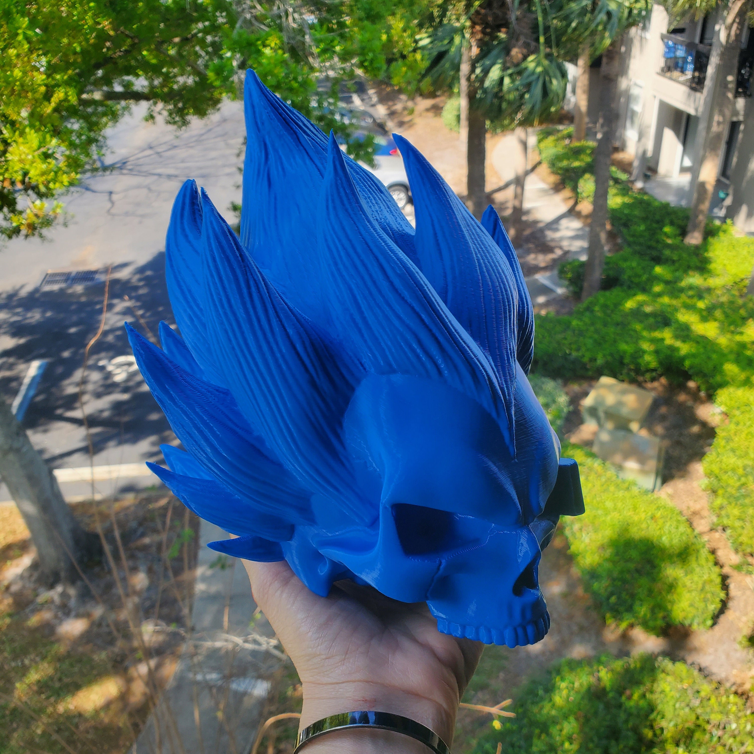 Vegeta Skull over 9000 Dragon Ball Inspired Skull Prince of - Etsy