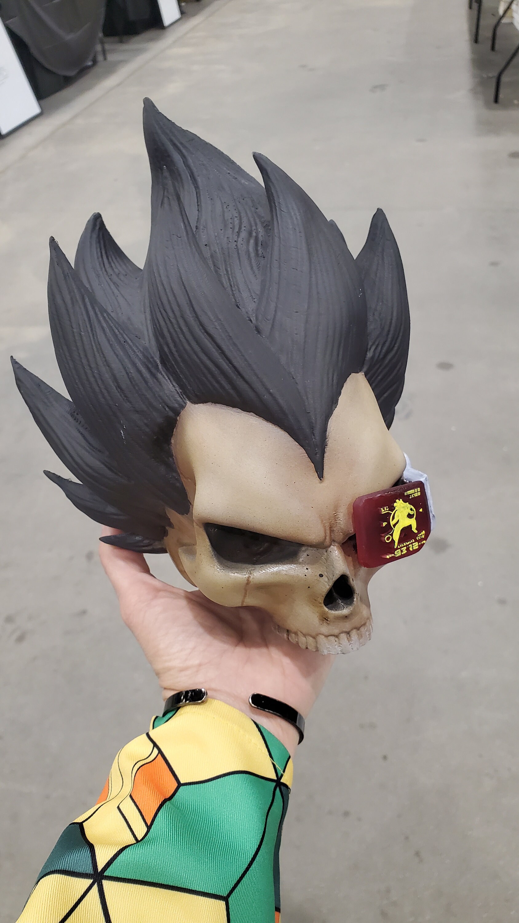 Vegeta Skull over 9000 Dragon Ball Inspired Skull Prince of - Etsy