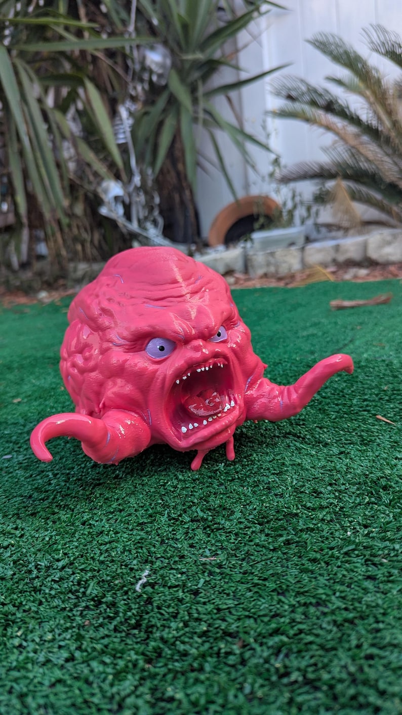 Krang Inspired Mutant Alien Brain, Tmnt Villain Display, 3D Printed ...